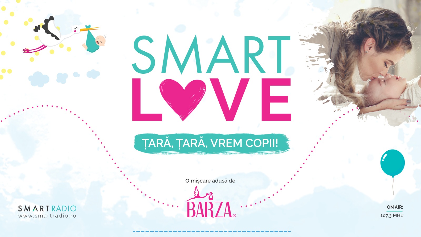 Smart LOVE. Țară, țară, vrem copii! Mișcare adusă de BARZA | Smart Radio